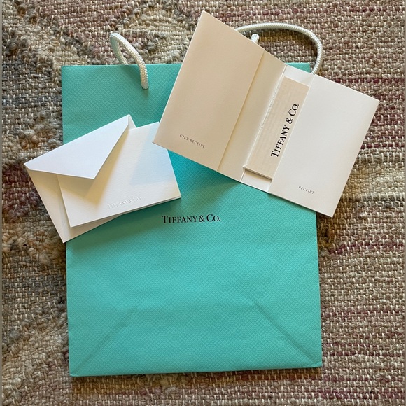 Tiffany & Co. | Bags | Tiffany Co Shoppinggift Bag Wenclosure Card ...